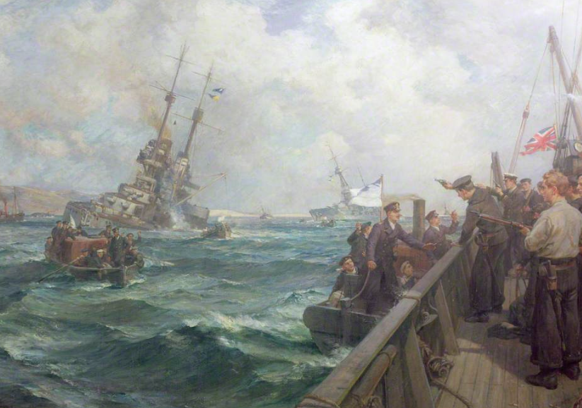 het einde van de Duitse vloot – Martinus Evers